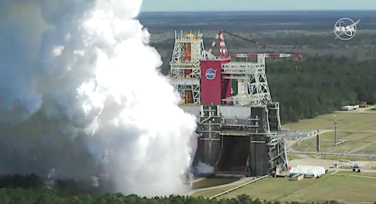 NASA’s Mega Moon Rocket Gets Ready For Launch As It Passes Key Test ...