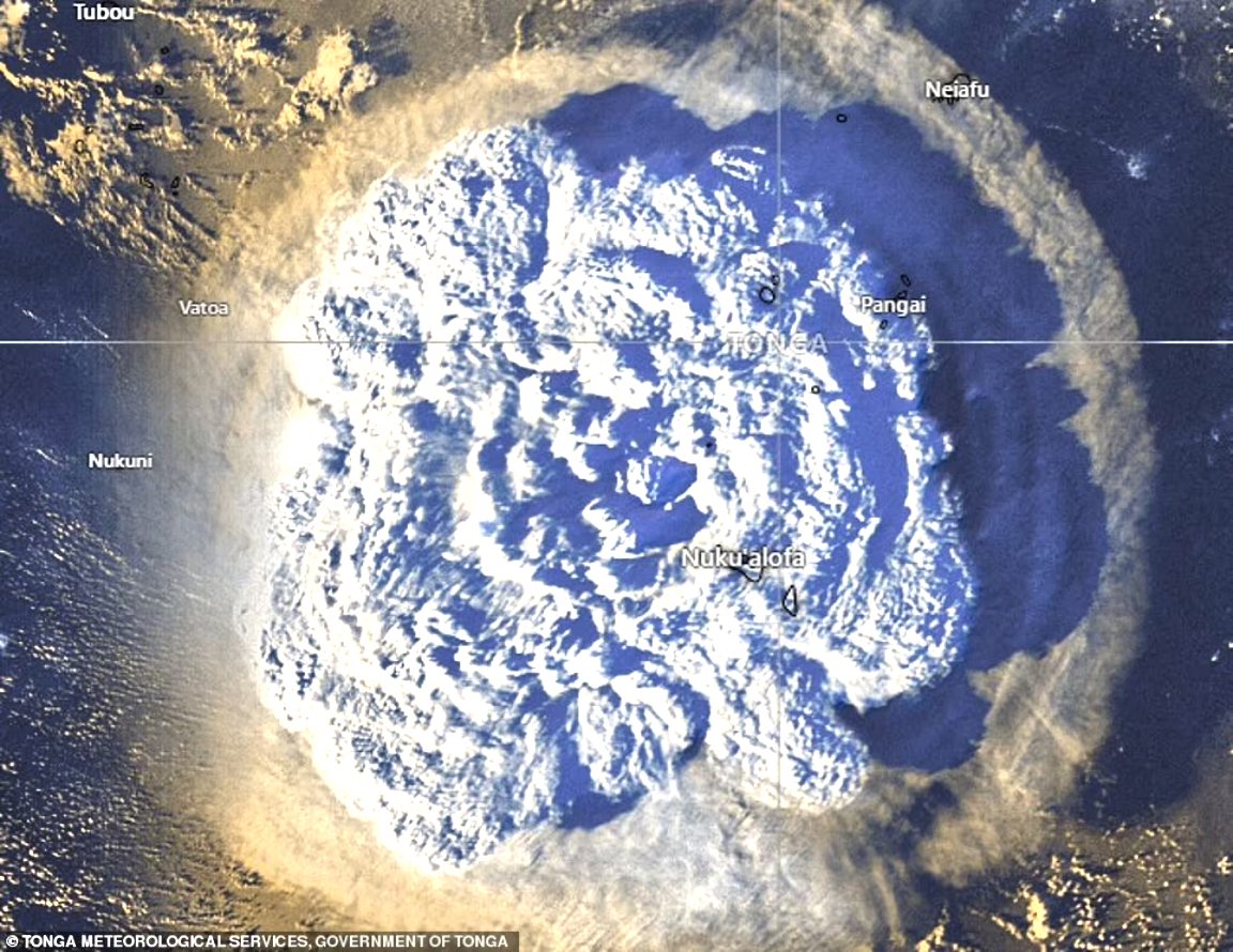 Following The Tsunami Waves Resultant Of the South Pacific Volcano, SES ...