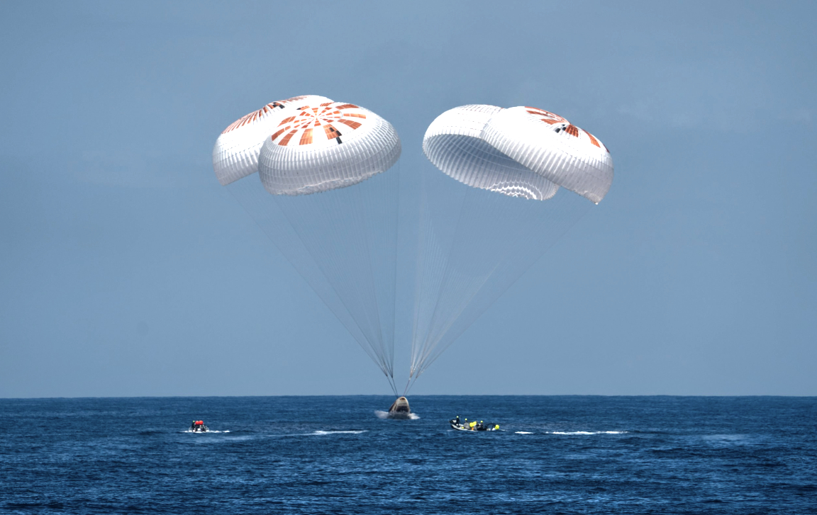 The 1st All Private 4 Astronaut Mission To Iss Concludes With A Safe