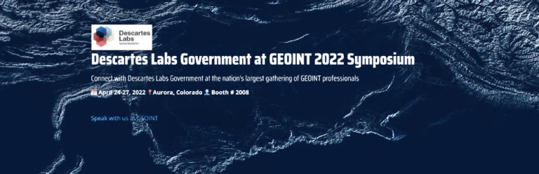 Descartes Labs Government Will Showcase ALL-INT Data Fusion For ...