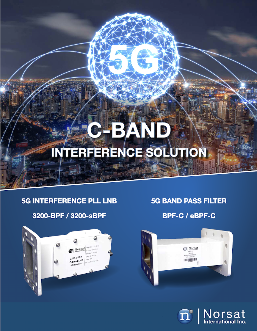 Norsat’s new high performance C-band LNB and filter – SatNews