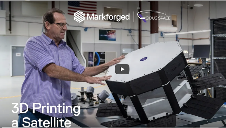 Sidus Space’s showcases Markforged’s 3D-printed LizzieSat™ satellite – SatNews