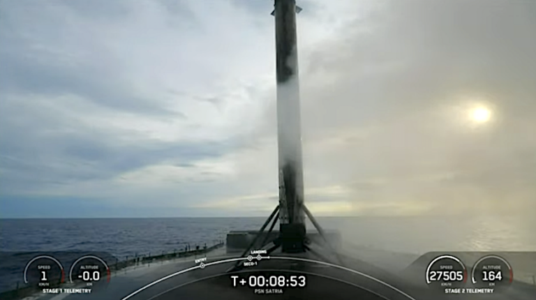 SpaceX sends off Indonesia’s PSN SATRIS satellite to provide internet ...