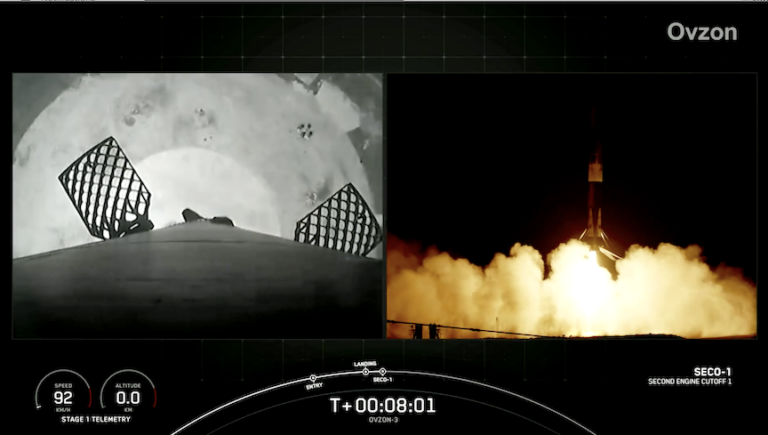 UPDATE #4 SpaceX launches the Ovzon 3 revolutionary geostationary communications satellite – SatNews