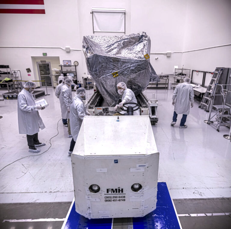 SSC successfully delivers 1st USSF WSF-M satellite to Vandenberg SFB ...