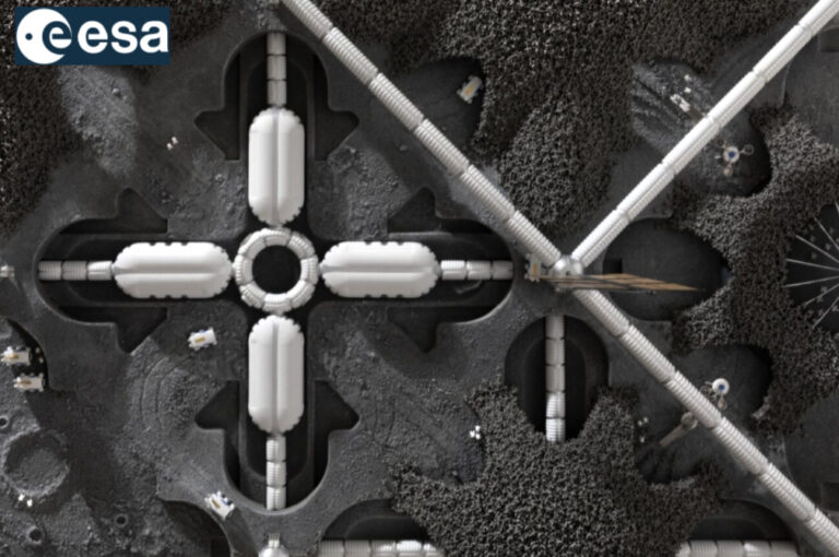 ESA + Hassell design an inflatable lunar habitat – SatNews