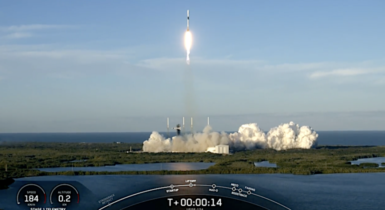 Spacex Launches 6 Prototype Missile Tracking Satellites Providing