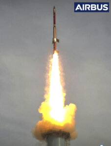 Airbus-built TEXUS sounding rockets launched to conduct experiments in ...