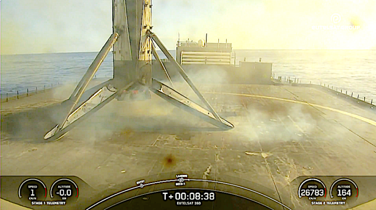 SpaceX launches EUTELSAT 36D providing more than 1100 broadcast channels in Africa, Russia and ...