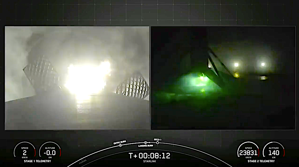 Spacexs Successful Part 2 Of A 2 Part Series Of Starlink Satellite