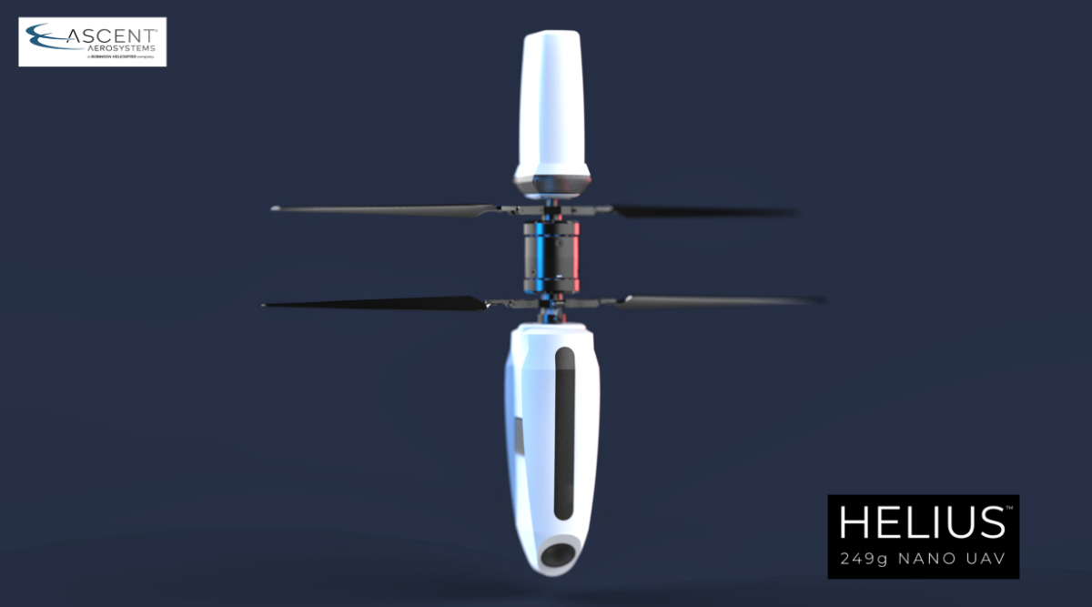 Introducing HELIUS™ —a 249g coaxial nano UAV from Ascent AeroSystems – SatNews